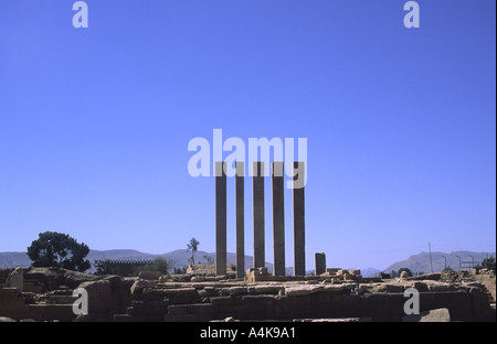Baran temple Monument Marib Yemen Stock Photo - Alamy