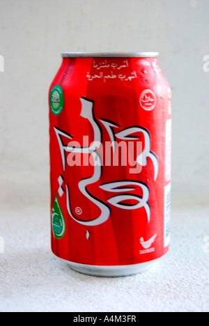 A can of Classic Mecca Cola an unauthorised Islamic copy of traditional ...