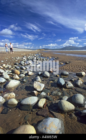 Dinas Dinlle beach near Caernarfon on the North Wales coast Gwynedd ...