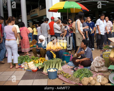 Malaysia Borneo Sarawak Sibu central market exterior Stock Photo ...