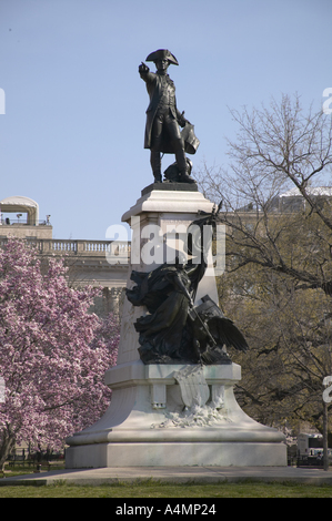 Statue of Rochambeau in Lafayette Park, Washington D.C Stock Photo - Alamy