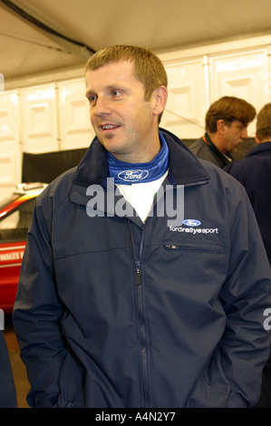Estonian driver Marko Martin, Peugeot 307 WRC during the Swedish Rally ...