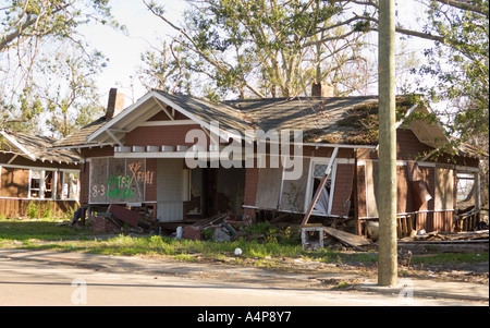 Paint markings on structures report living people and dead bodies found ...