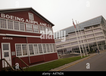 The Red Barn, original Boeing airplane production facility. Museum of ...