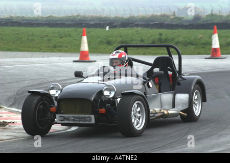 Locost kitcar at a track day at Kirkistown race circuit, Ards peninsula ...