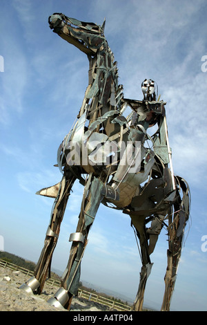 Sculpture The Gaelic Chieftain, Lough Key, Boyle, County Roscommon, The ...