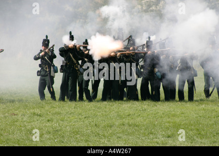 Napoleonic wars re-enactment. Napoleonic 18th century army field ...