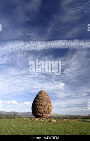 Art the sculptor Andy Goldsworthy sculpture, Millennium Cairn in the ...
