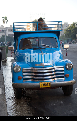 Old Chevrloet lorry in central Havana, Cuba Stock Photo - Alamy