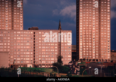 Highrise flats in Glasgow, Scotland, UK Stock Photo - Alamy