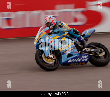 John Reynolds racing in British Superbikes BSB 2005 Stock Photo - Alamy