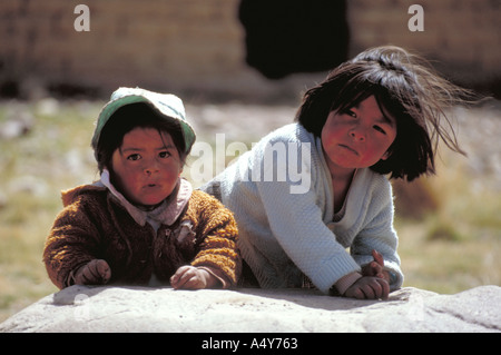 Rural Peruvian Children Near Cusco Peru Stock Photo - Alamy