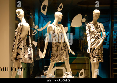 Emilio Pucci shop window display in Sloane Street London Stock Photo ...
