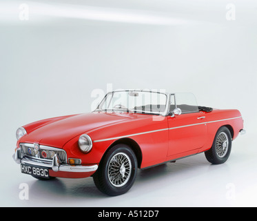Red MG sports car Stock Photo - Alamy