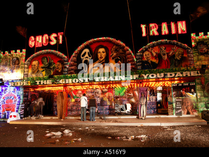 Fairground Ghost Train Stock Photo - Alamy