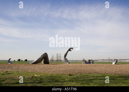 The Awakening Sculpture at Haines Point in East Potomac Park Washington ...