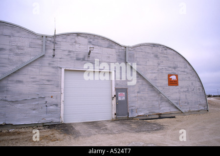 Famous Polar Bear Prison holding area small village near Churchill ...