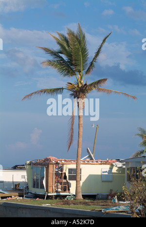 Hurricane Jeanne storm damage trailer park along Intracoastal Waterway ...