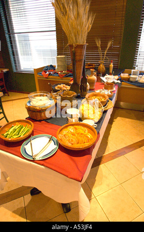 LEBANON BEIRUT Lebanese breakfast buffet at Beirut hotel Stock Photo ...