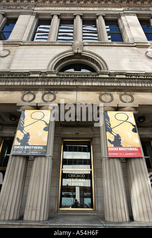 ILLINOIS Chicago Chicago Cultural Center fomer city library on Michigan ...