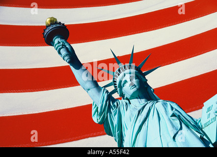The torch and part of the arm of the Statue of Liberty, on display at ...