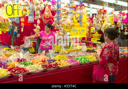 Candy market in the Chinese Complex in Singapore s Chinatown Stock ...