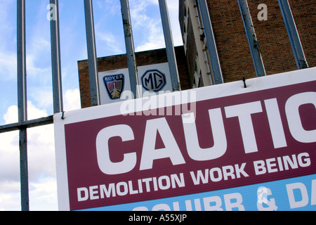 Old MG Rover building being demolished MG Rover Longbridge Birmingham ...