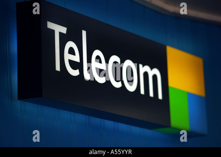 Generic picture of Telecom sign in New Zealand Stock Photo - Alamy