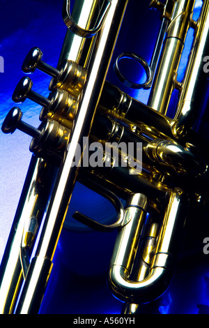 Trumpet still life Stock Photo - Alamy