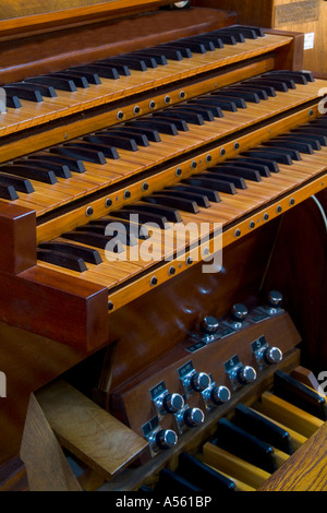 Pipe Organ Keyboard Stock Photo - Alamy
