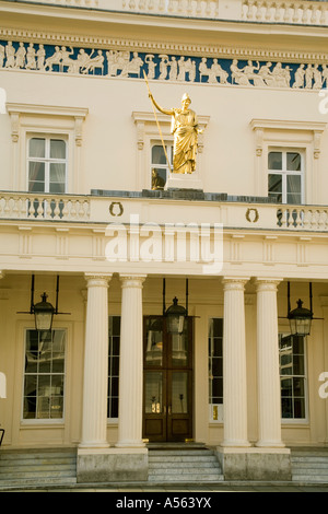 England. London. Atheneum Club, Pall Mall, statue of Pallas Athena ...