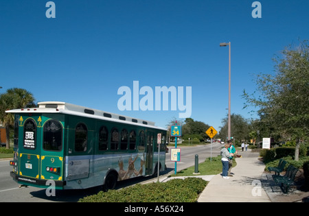 I-Ride Trolley bus, International Drive Resort Area, Orlando, Florida ...