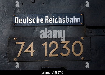 Sign Deutsche Reichsbahn Stock Photo - Alamy