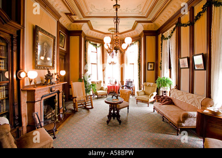 David Davis Mansion State Historic Site in Bloomington Illinois Stock ...