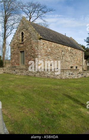 Scottish Borders Farm House & Barns Cows Stock Photo - Alamy