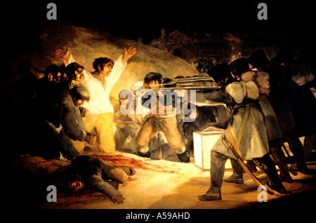 Execution of the Defenders of 3rd May 1808 painted 1814 Francisco Stock Photo: 2515652 - Alamy