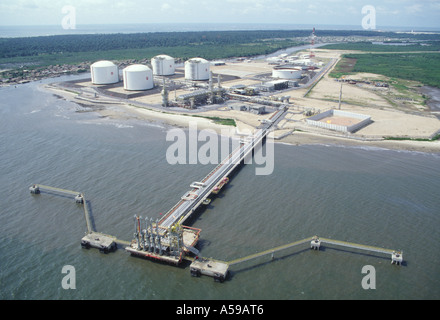 bonny oil terminal niger delta nigeria west africa Stock Photo - Alamy