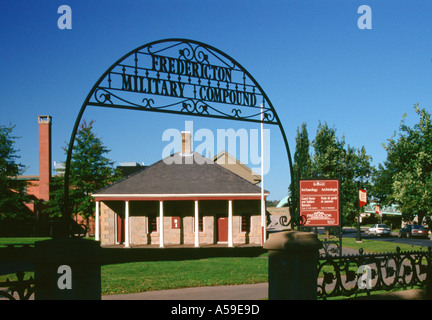 Military Compound Fredericton New Brunswick Canada Stock Photo - Alamy