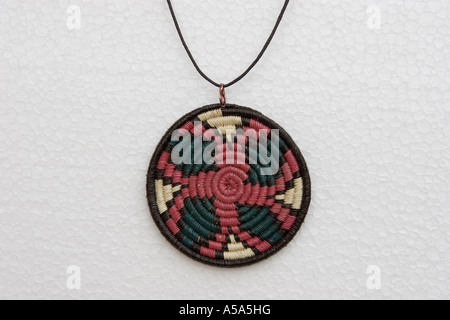 Embera necklace made using the same technique they use for weaving ...