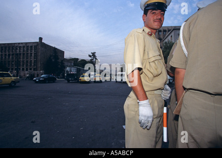 Police officers on the street of Damascus Syria Stock Photo - Alamy