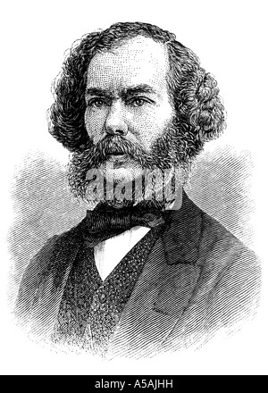 George Henry Lewes (1817-1878) English writer and long time romantic ...