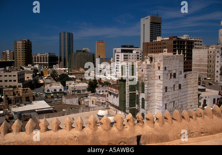 Jeddah skyline from the Naseef house Saudi Arabia Middle East Stock ...