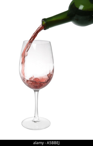 wine bottle with a cup on a white background and a plank floor Stock ...