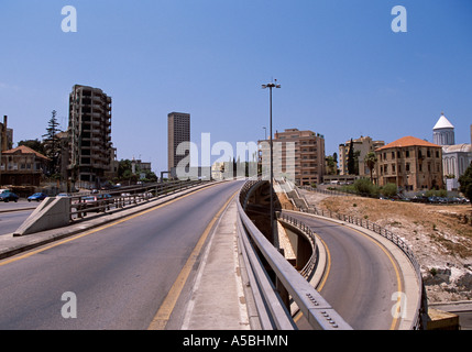 Multilevel roads, Beirut, Lebanon Stock Photo - Alamy