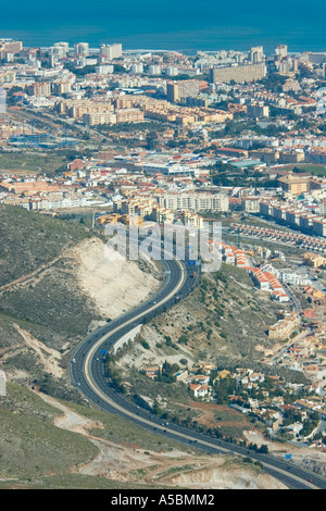Arroyo de la Miel, Spain - 17th June 2018: Man on horseback drinking ...
