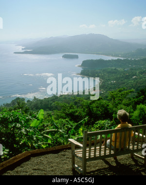 View from Noel Coward's home, Firefly, Port Maria, Jamaica, West Indies ...