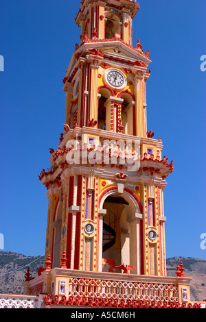 panormitis monastery simy dodecanese islands greece Stock Photo - Alamy