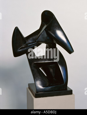 Sculpture by Ukranian cubist sculptor Alexander Archipenko Stock Photo ...