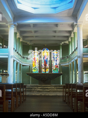Stained glass window Pilar Seminary Chapel Tiswadi Goa India Stock ...