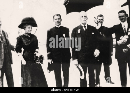 Historic photograph of Henry Flagler during construction of the Key ...